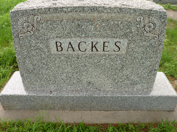 Backes, Lydia Ann (Clendennen) - Arnold Cemetery
