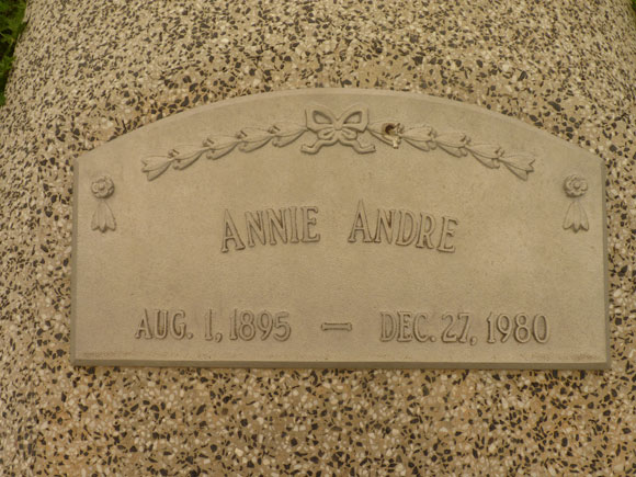 Andre, Annie (Corfield) - Arnold Cemetery
