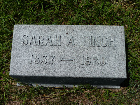 Finch, Sarah Ann (Moore) - Arnold Cemetery