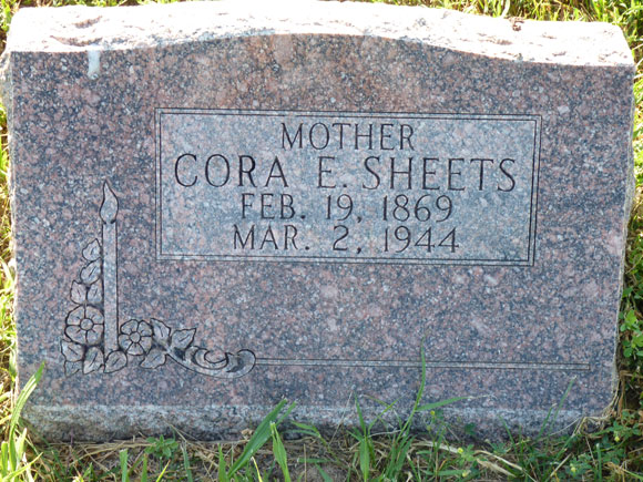 Sheets, Cora Elizabeth (Fox) - Arnold Cemetery