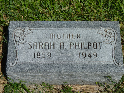 Philpot, Sarah Ann (Montgomery) - Arnold Cemetery