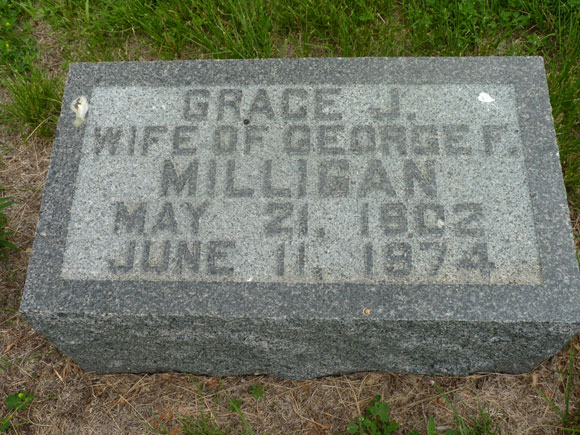 Milligan, Grace June (Cleveland) - Arnold Cemetery