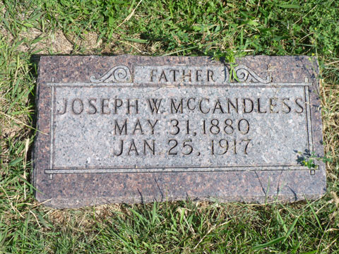 McCandless, Joseph Walker - Arnold Cemetery