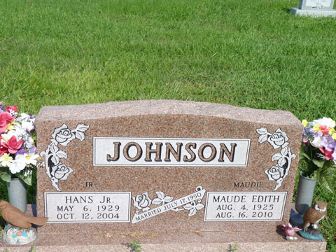 Johnson, Maude Edith "Maudie" (Province) - Arnold Cemetery