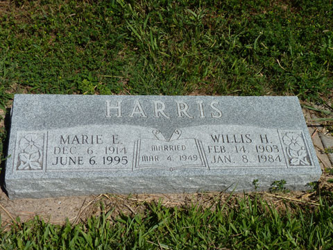 Harris, Marie Emelie (Witthuhn) - Arnold Cemetery